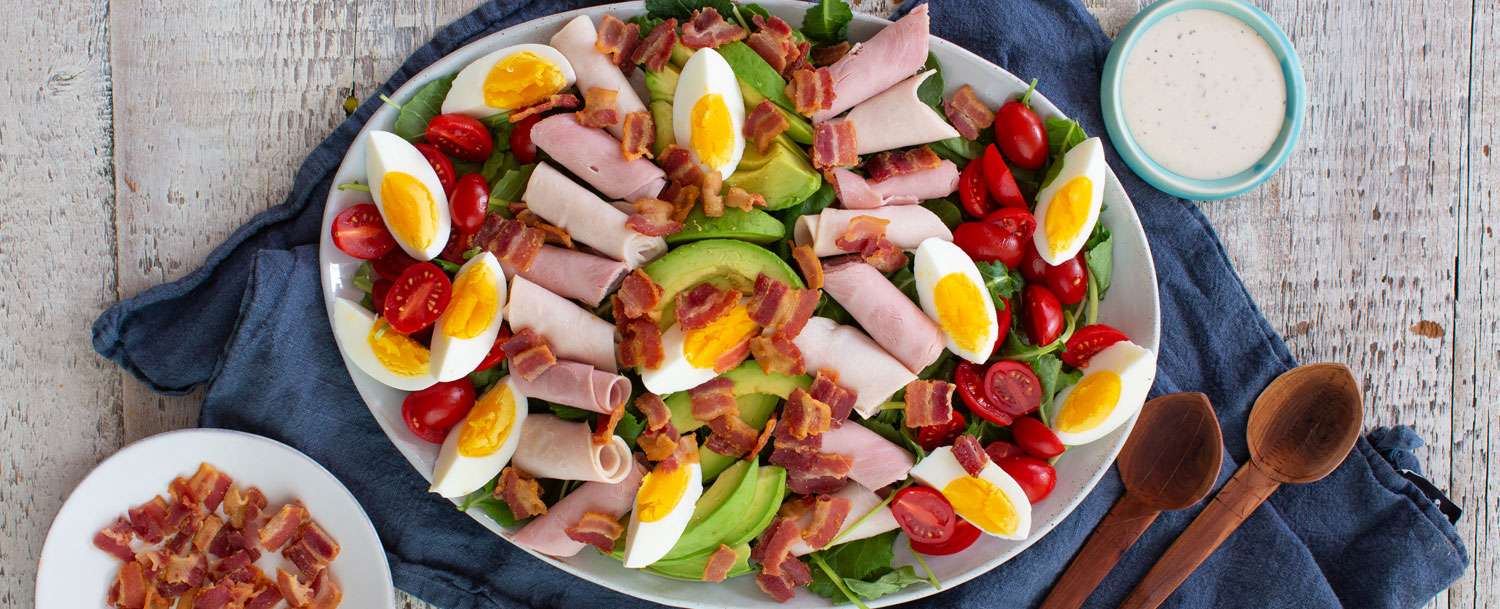 Recipes - Whole30 Approved® Cobb Salad: A Quick and Delicious Meal with Applegate Products ...